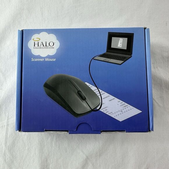 Halo | Computers, Laptops & Parts | Halo Blue Scanner Mouse In Box With ...
